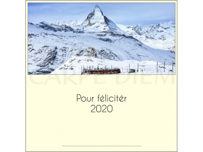 Železniční novoročenka 2020, Carpe Diem